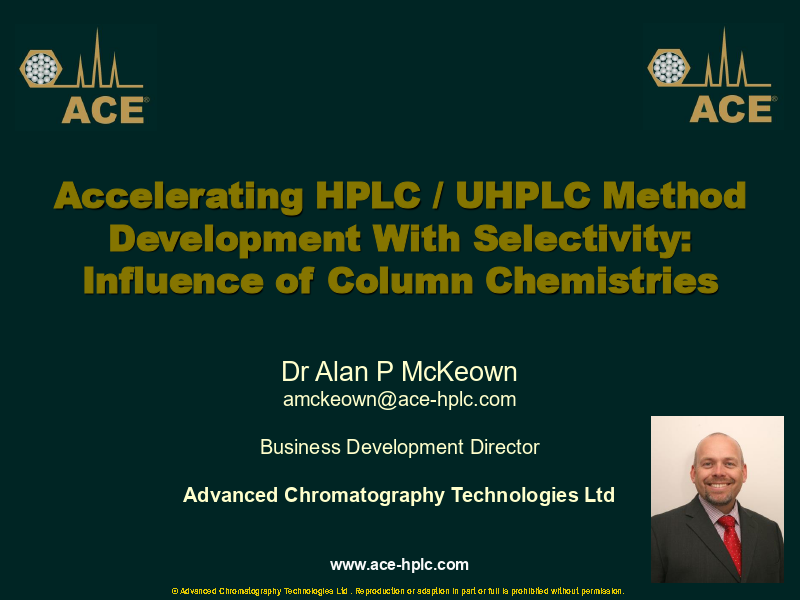 Accelerating HPLC and UHPLC Method Development