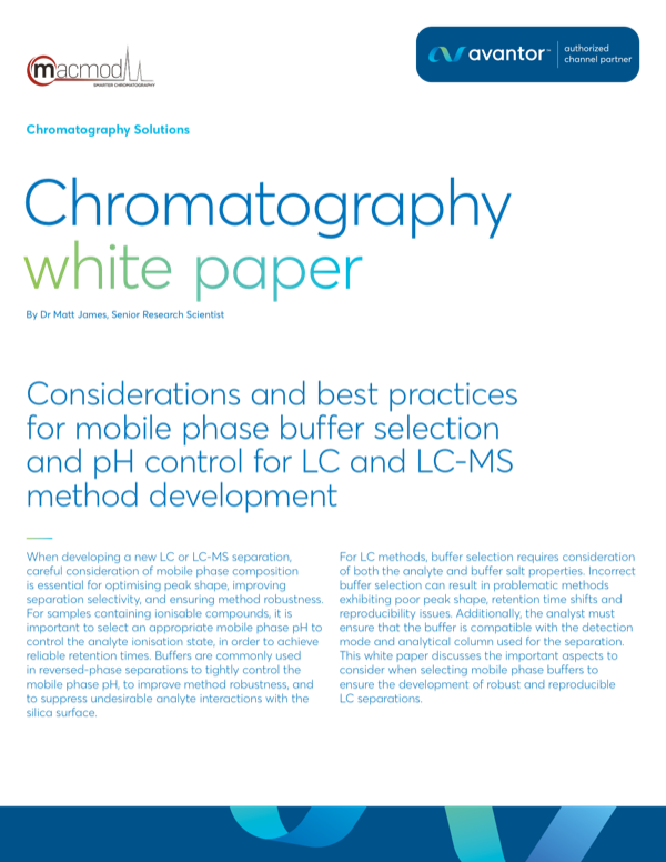 Considerations And Best Practices For Mobile Phase Buffer Selection And