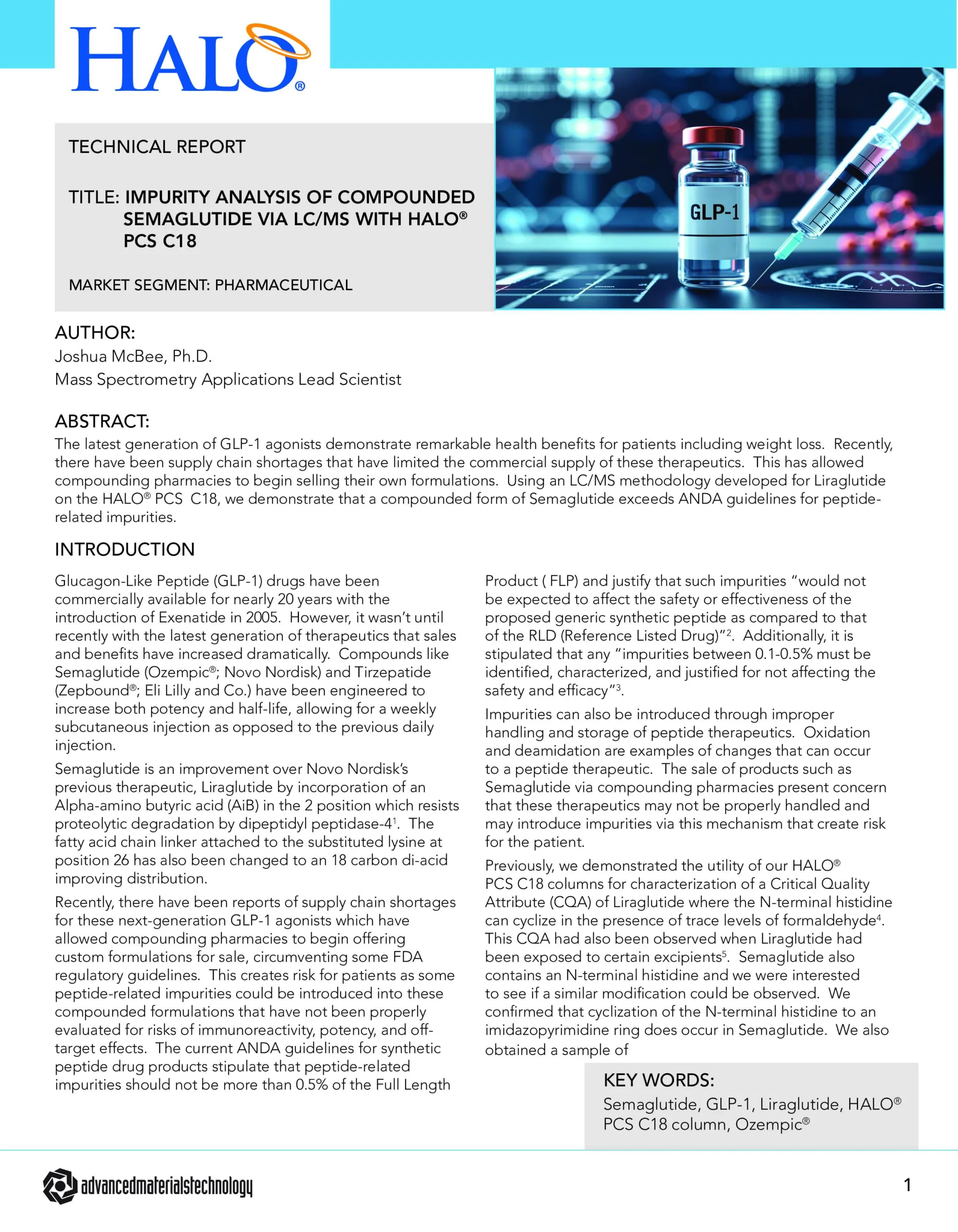 Impurity Analysis of Compounded Semaglutide
