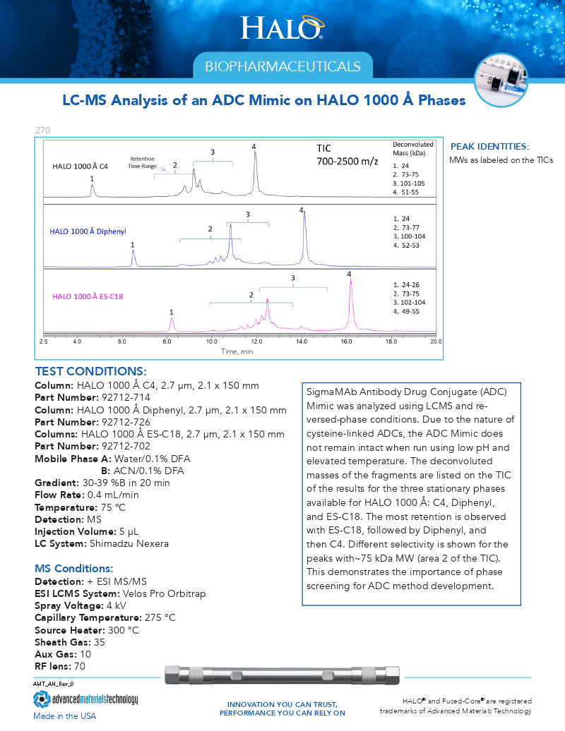 LC-MS Analysis of an ADC Mimic