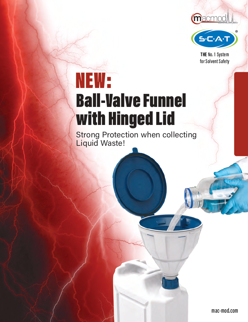 MAC-MOD Ball-Valve Funnel With Hinged Lid Catalog