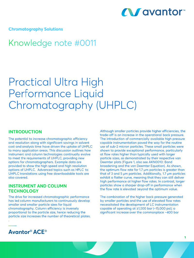 Practical UHPLC l MAC-MOD