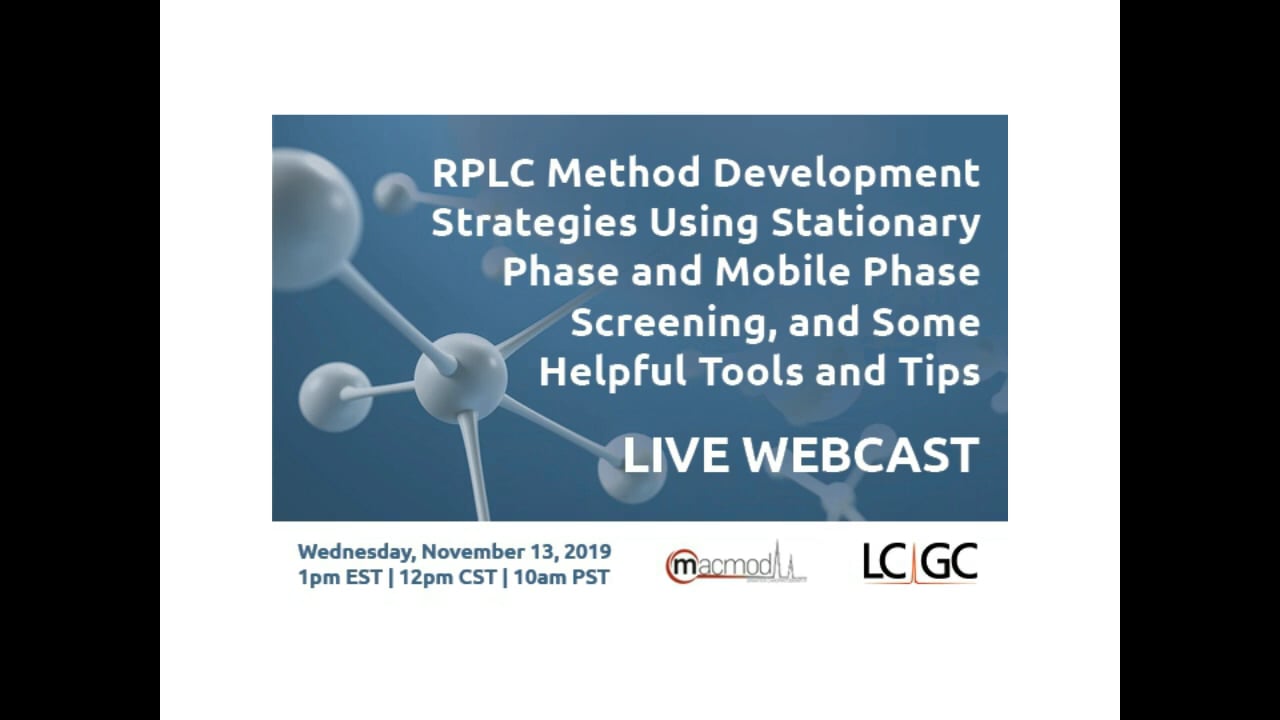 RPLC Method Development Strategies l Webinar