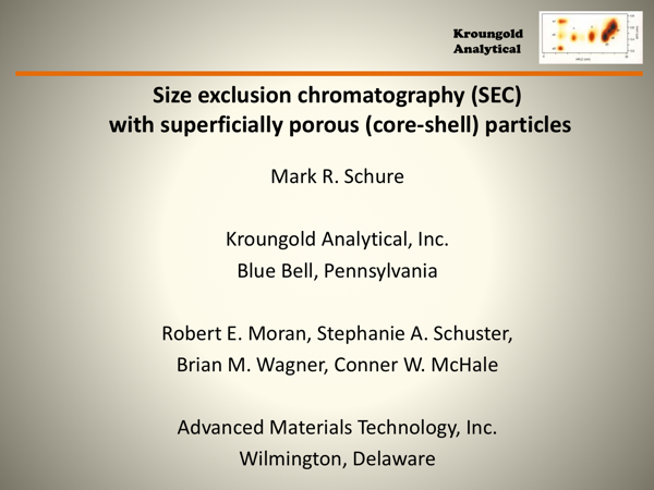 SEC with Superficially Porous Particles l MAC-MOD