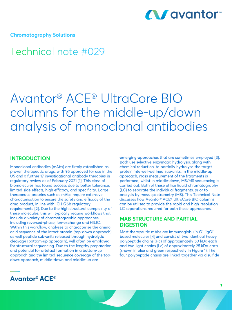 Solid-Core Columns for the Middle-Up and Middle-Down Analysis of ...